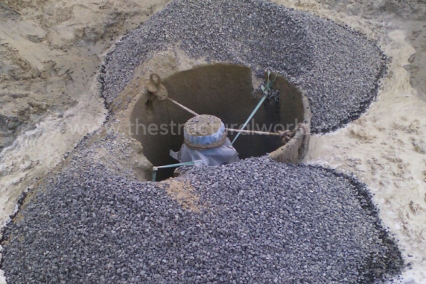 Aggregates Around Deep Well | The Structural World