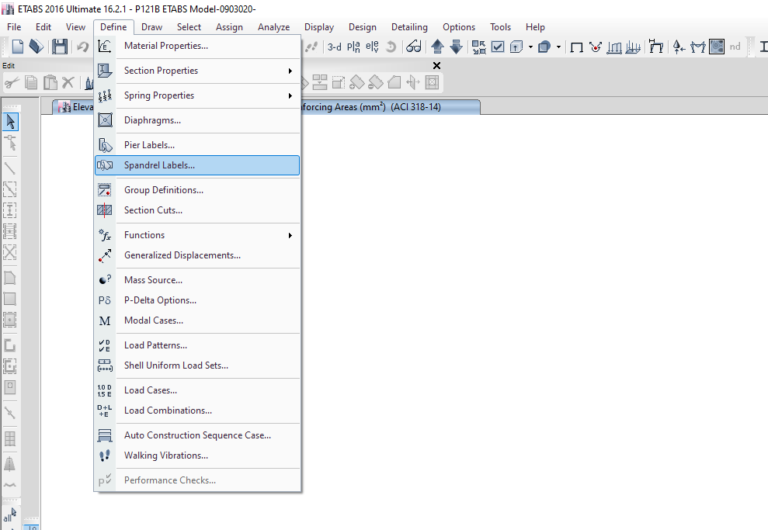 How to Design Spandrel or Coupling Beams in ETABS – The Structural World